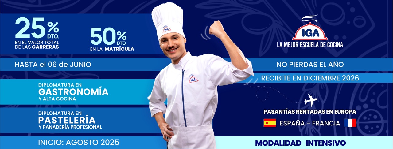 Cursos de Cocina | IGA Instituto Gastronómico